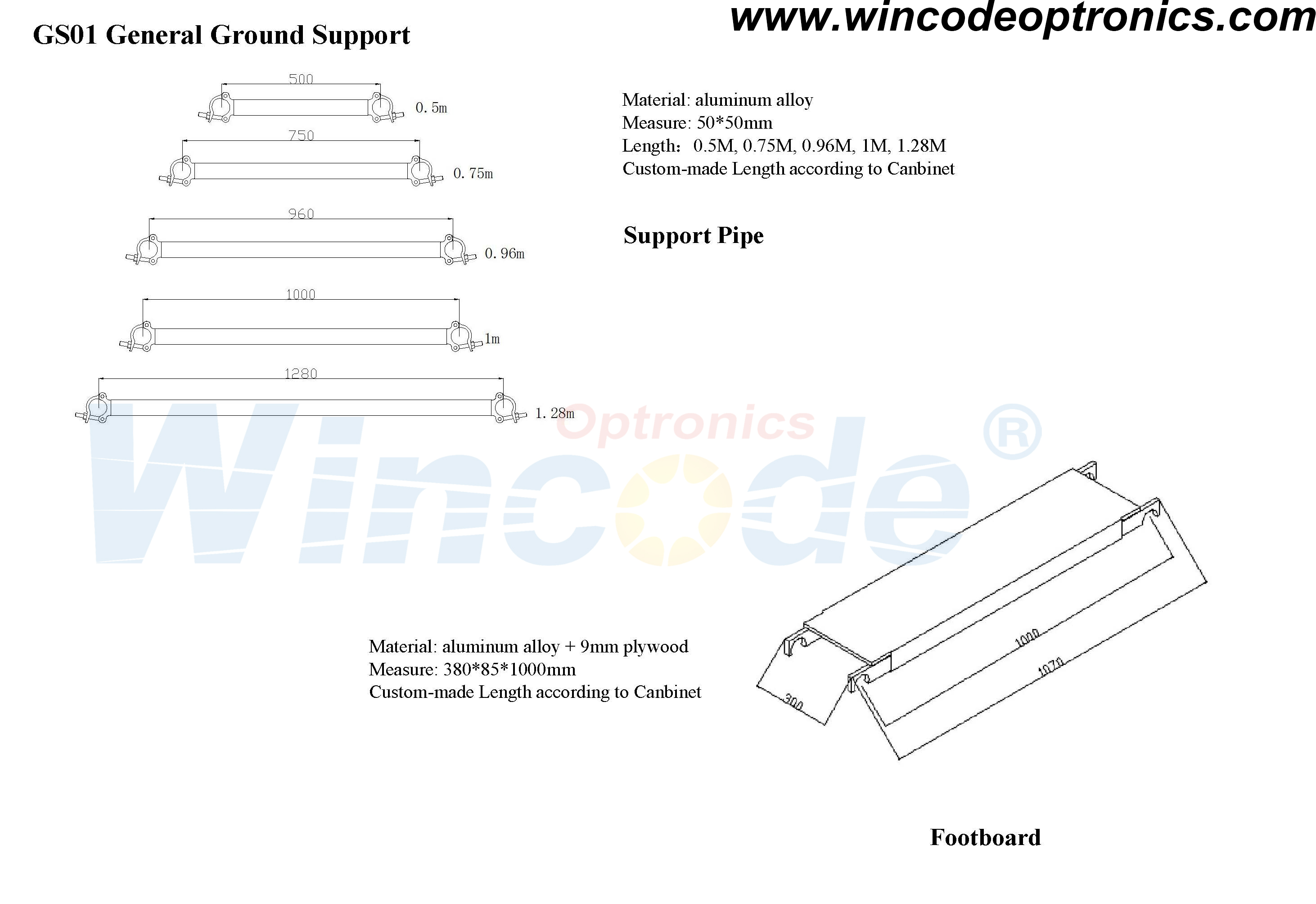 Off Ground LED Screen Ground Support Stand System for Rental Screen ...